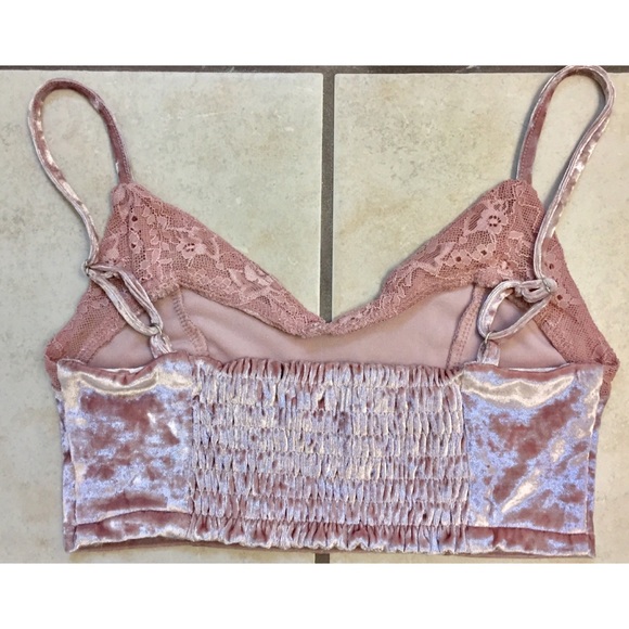 Modcloth | Intimates & Sleepwear | Modcloth Velour Allure Bralette By ...